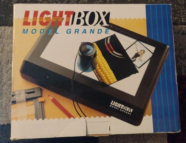 PHOTOGRAPHY SLIDE VIEWER Lightbox Model Grande Art Tracing Light Box C ...