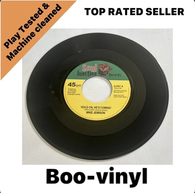 MIKE JEMISON - Hold On, He's Coming, 7" Neo Soul Vinyl Record EX / M £9 ...