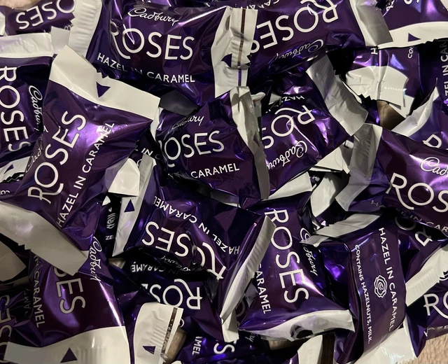 CADBURY ROSES - Choose your Favourite Chocolate - Hazel in Caramel X 50 ...