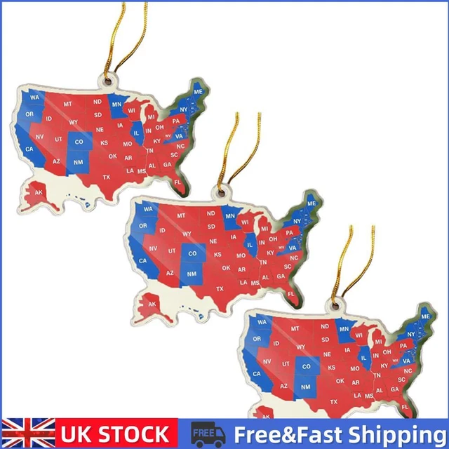 2024 ELECTION RESULTS Map Presidential Election Map Christmas Tree ...