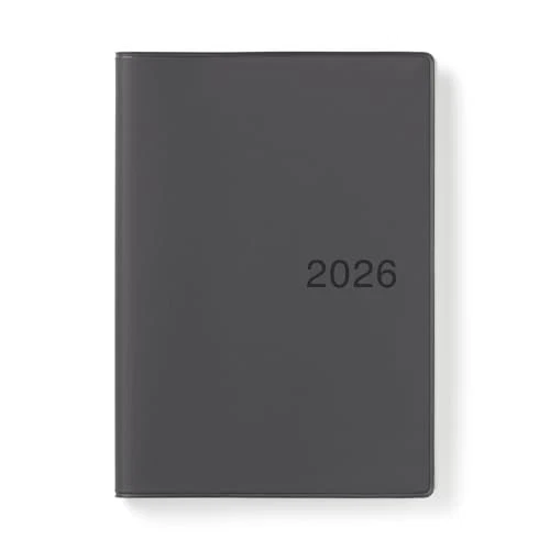 MUJI 2026 A6 Monthly/Weekly Planner Starting December 2025 Dark Gray 84854262 £30.64 - PicClick UK