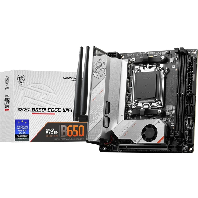 MSI MPG B650I EDGE WIFI Motherboard, Mini-ITX - Supports AMD Ryzen 9000 Series C £317.58 ...