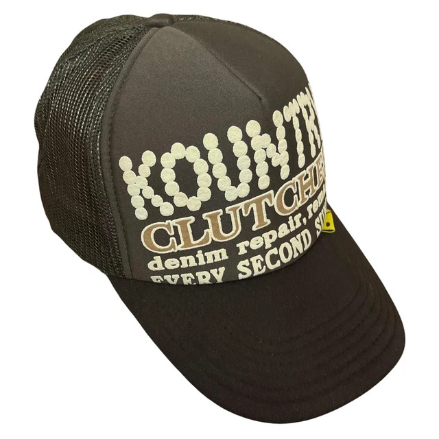 KAPITAL KOUNTRY PEARL Grey / Black Trucker Cap £117.21 - PicClick UK