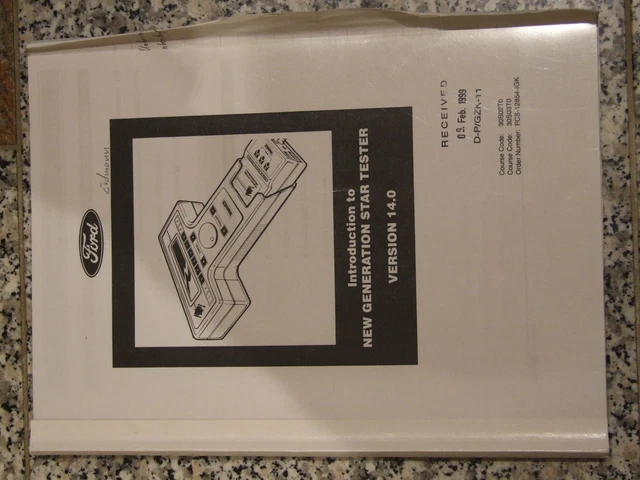 TECHNIKER INFORMATION FORD New Generation Star Tester Version 14 EUR 99 ...