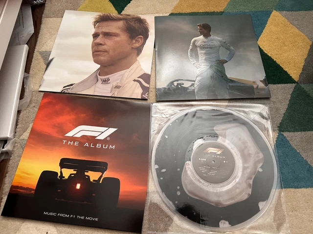 F1 THE ALBUM 2025 Soundtrack Limited Edition Oil Filled Vinyl LP - In ...