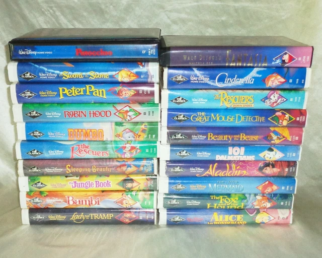 Disney Black Diamond The Classics Clamshell Vhs Complete Set Of 20 686 1187