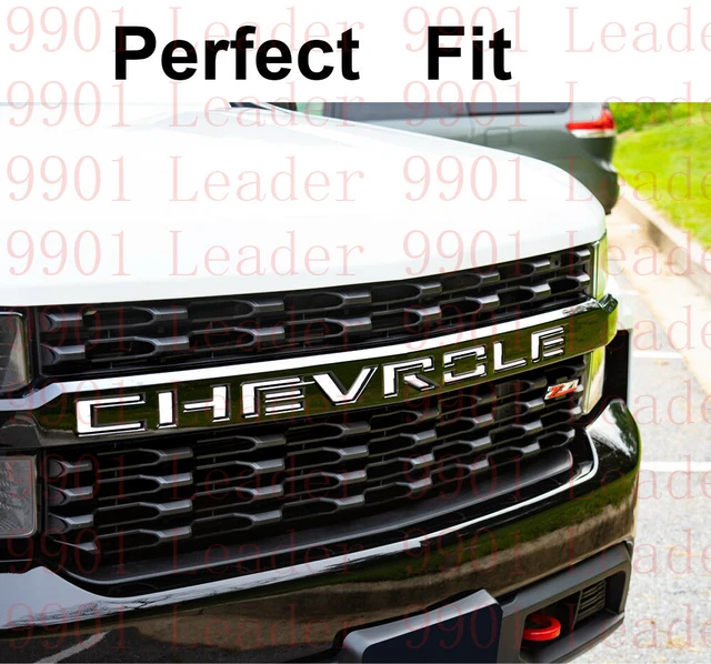 2019-2022 FRONT GRILLE letter inserts Fit Silverado 1500 Custom Red EUR ...