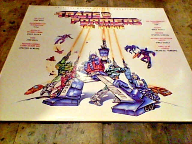 VINCE DICOLA THE TRANSFORMERS THE MOVIE OST 1st UK LP 1986 SYNTH NM/NM ...