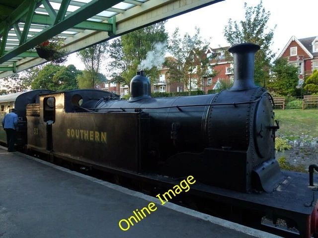 PHOTO 6X4 LSWR M7 class 0-4-4T no 53 at Swanage Station c2012 £1.80 ...