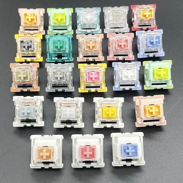 LINEAR BUTTON SWITCHES Tactile Similar 3Pin Keyswitch Replacement EUR 8 ...
