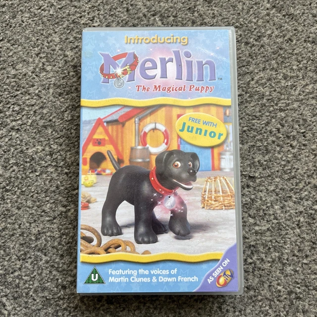INTRODUCING MERLIN THE Magical Puppy VHS Video Tape, Martin Clunes ...