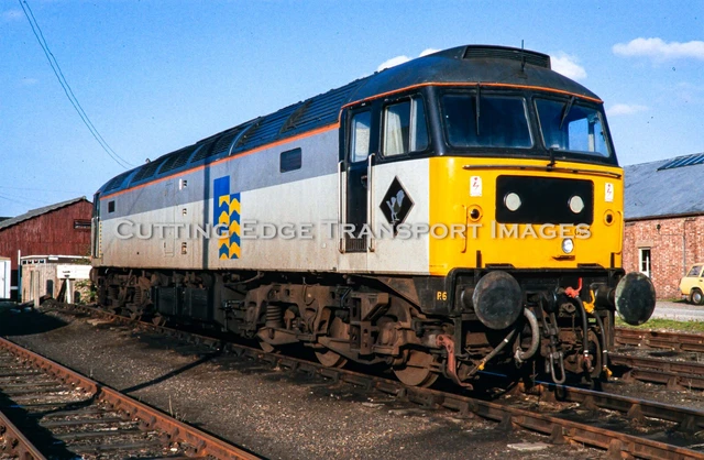 ORIGINAL RAILWAY SLIDE: Class 47 Diesel 47054 at Norwich 1989 D-2097 £3 ...