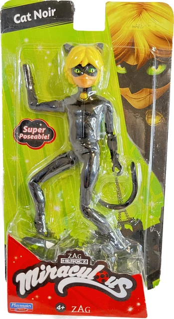 PLAYMATES TOYS /NEW/ Miraculous Cat Noir Adrien Agreste Action Figure ...