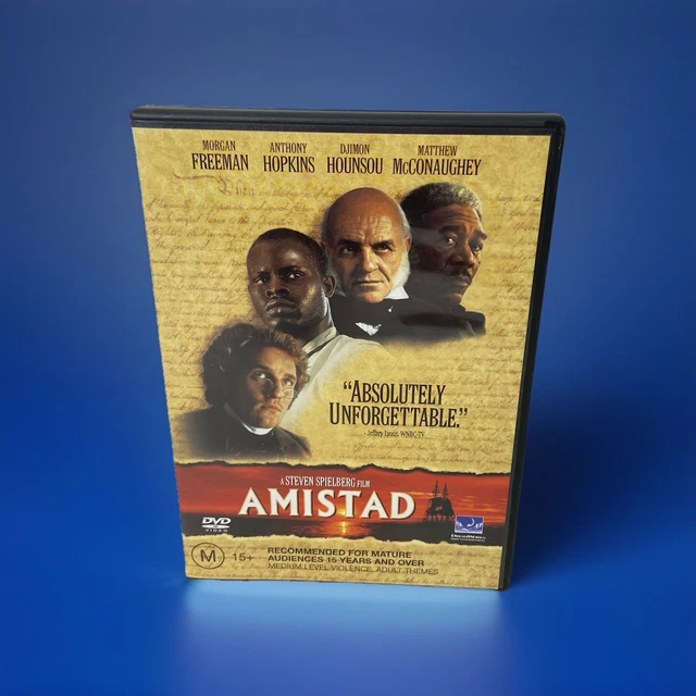 AMISTAD (DVD, 1997) VGC. Morgan Freeman - Region 4 - Free Postage $12. ...