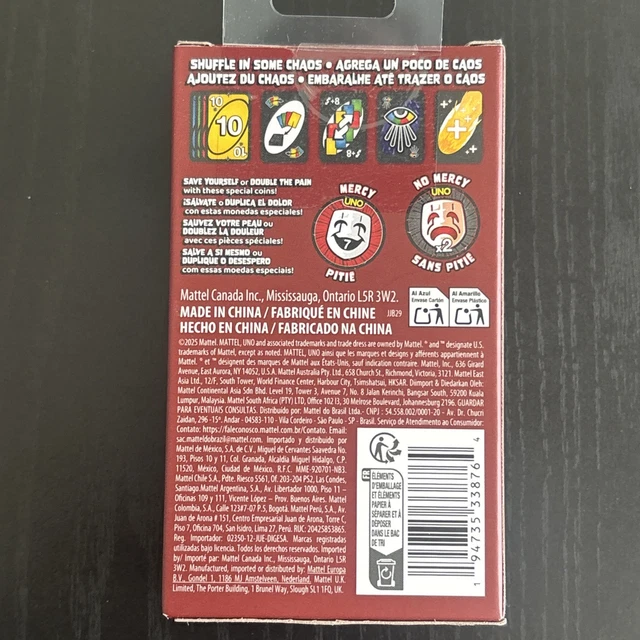 NEW MATTEL UNO Show 'Em No Mercy EXPANSION PACK ~ Free Shipping! $24.46 ...