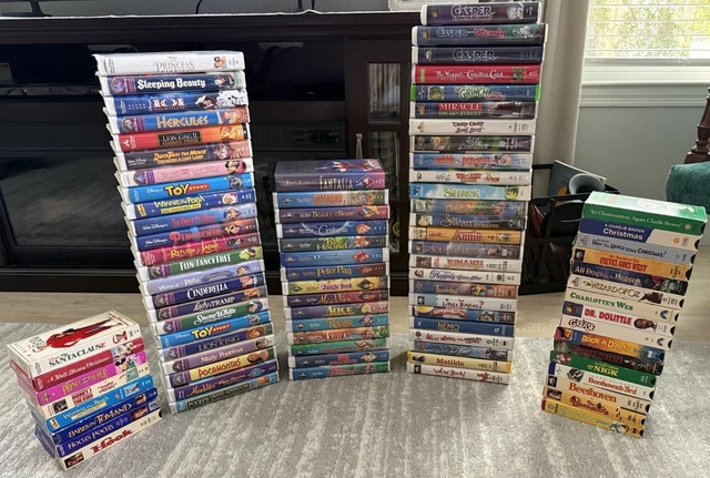 FAMILY KIDS VHS Tapes Disney Black Diamond WB Universal Bulk Individual ...