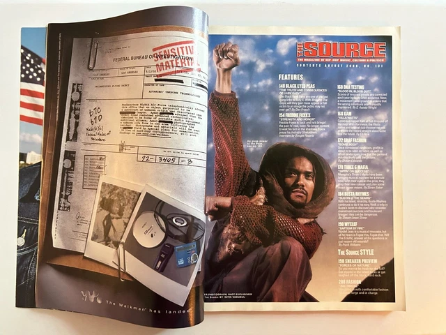 THE SOURCE MAGAZINE **Wyclef, Busta Rhymes** August 2000 - No. 131 RARE $22.00 - PicClick CA
