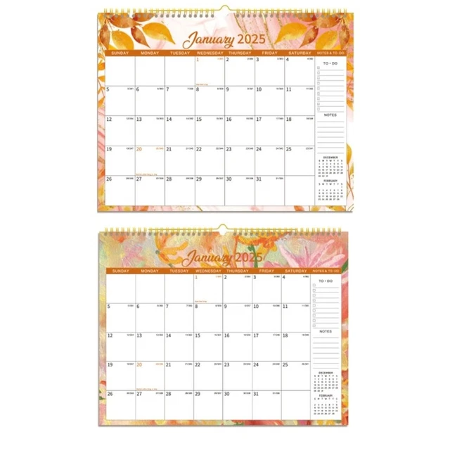 2025 MONTHLY CALENDAR 12 Month Referances January 2025 to December 2025 ...