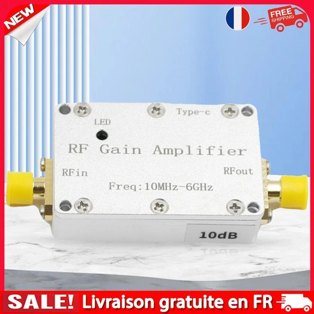 10MHZ-6GHZ LNA HIGH Flatness Receiver Amplifier RF Drive Signal ...