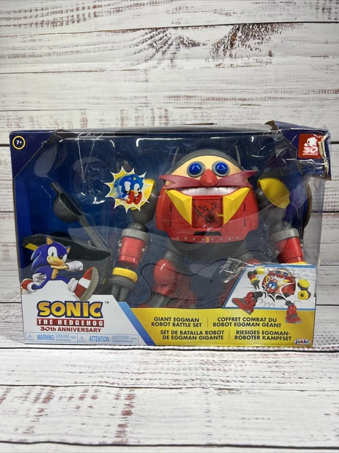 SONIC THE HEDGEHOG 30th Anniversary Giant Eggman Robot Battle Set £37. ...