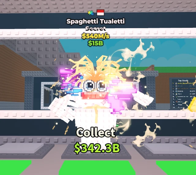 SPAGHETTI TUALETTI 540M/S nice 🔥Steal A Brainrot | SAB | Fast delivery ...