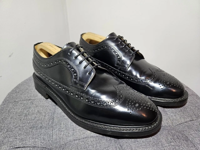 SCARPE ELEGANTI BROGUE nere da uomo Loake The Royal Brogue taglia 8,5 ...
