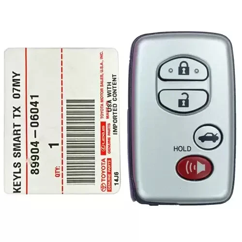 OEM GENUINE TOYOTA Smart Key Keyless Entry Transmitter Remote Fob 89904 ...