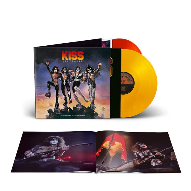 KISS DESTROYER - 2LP / Coloured Vinyl (2021) (Deluxe Edition) 45th ...