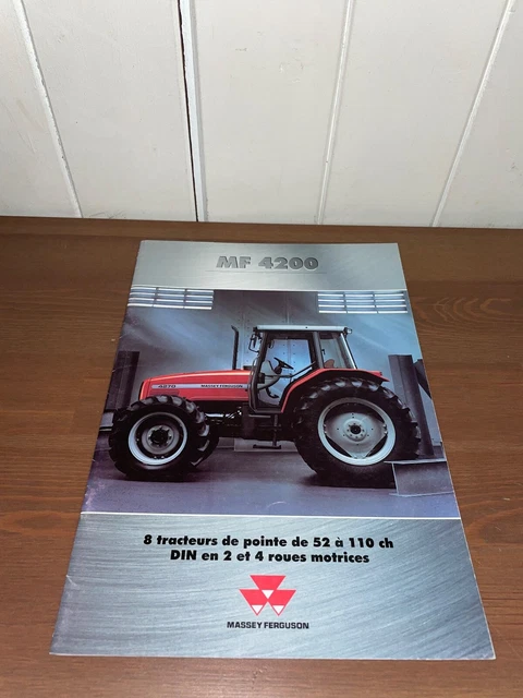 BROCHURE PROSPEKT PROSPECTUS TRACTEUR MASSEY FERGUSON 4200 tractor-traktor-fendt EUR 4,99 ...