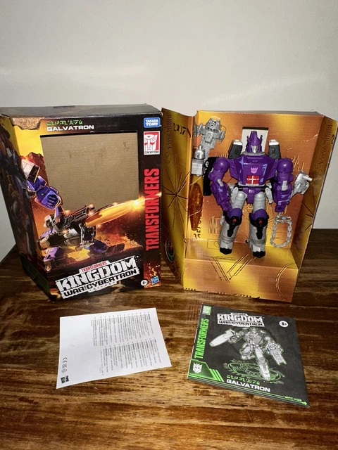 TRANSFORMERS GALVATRON KINGDOM War For Cybertron Dead Mint Condition ...