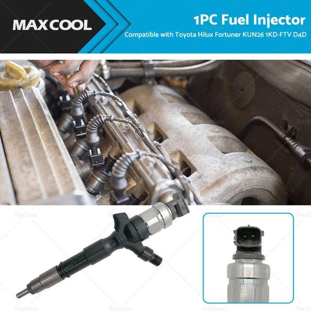 DIESEL FUEL INJECTOR Suitable for Toyota Hilux Fortuner KUN26 1KD-FTV ...