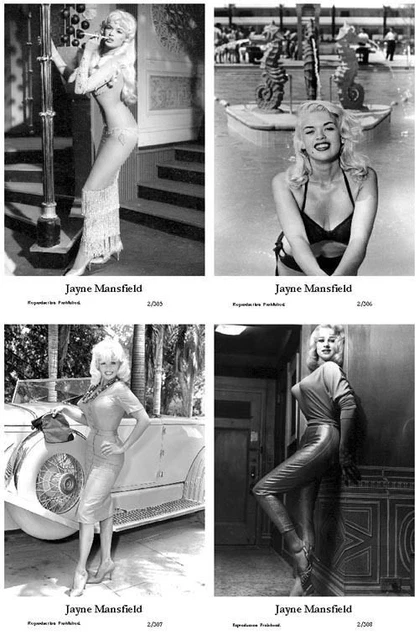 JAYNE MANSFIELD - Film star Pin Up PHOTO POSTCARD - Publisher Swiftsure Postcard EUR 8,00 ...