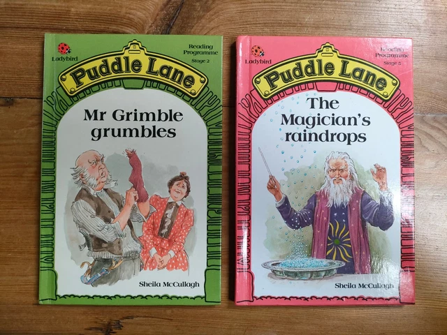 2 X LADYBIRD PUDDLE LANE hardback books 1987 First Edition Very Good ...