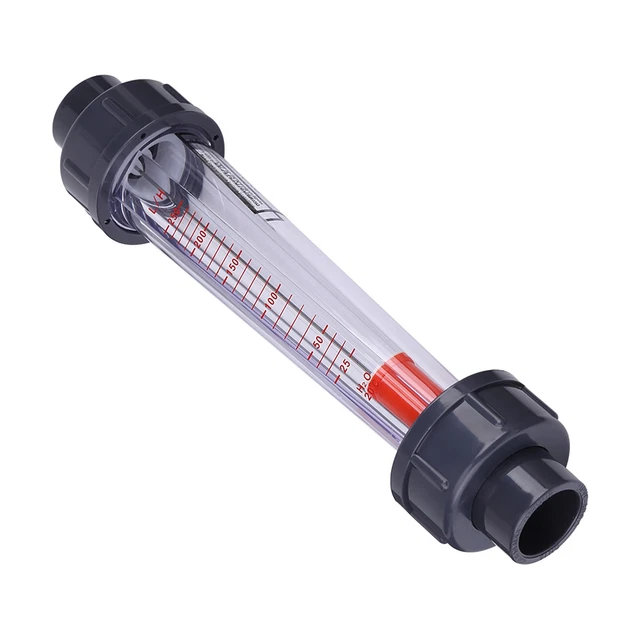 PLASTIC TUBE TYPE 25-250L/H Instantaneous Water Meter Flowmeter DW $21. ...