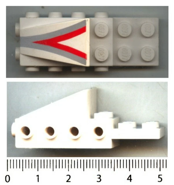 LEGO: 1 SHIP NOSE (Space) White with Logo - ref. 2336 - BE4 £1.97 ...