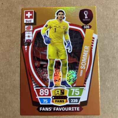 FIFA WORLD CUP qatar 2022 Yann Sommer FANS’ Favourite card # 335 new ...