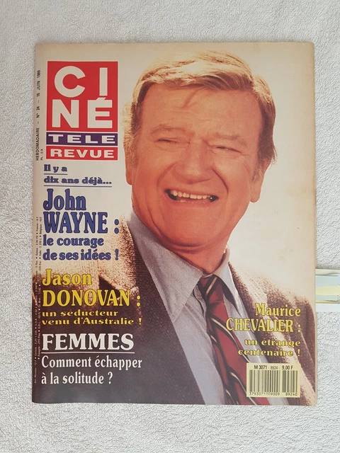 CINE REVUE N°24 1989 John Wayne Rob Lowe Jason Donovan Andre Cayatte Dany Kaye EUR 4,00 ...