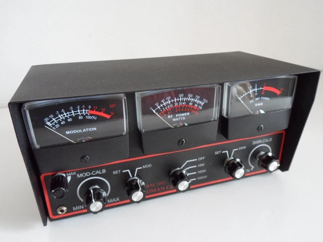 REDMAN RM 3001 Cb Modulation Rf Power Swr Meter............radio_Trader ...