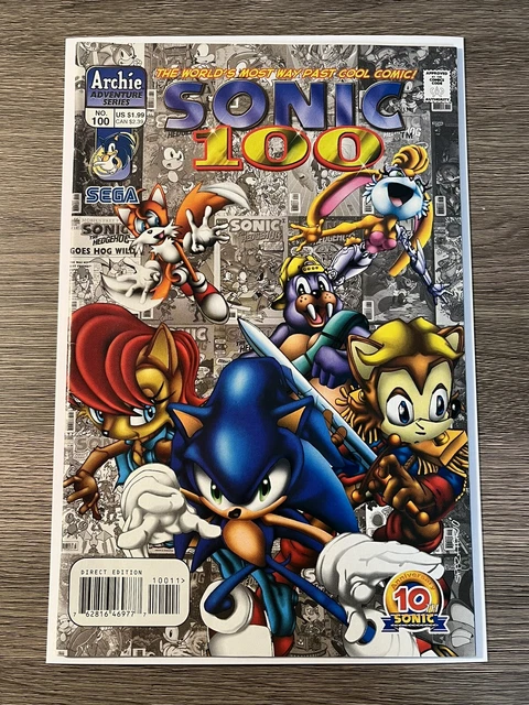 SONIC THE HEDGEHOG #100 Anniversary Archie Adventure Series 2001 édition directe EUR 48,97 ...