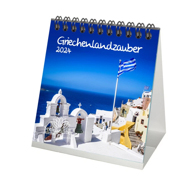 CALENDRIER MAGIQUE GRECQUE pour 2024 format 10cm x 10cm Grèce Athènes ...