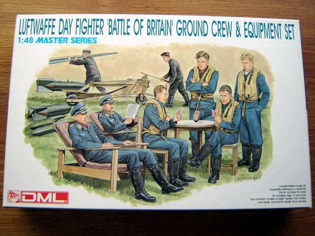 THE RARE DRAGON Luftwaffe Day Fighter Britain Ground Crew & Equipment ...