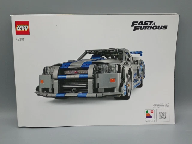 LEGO TECHNIC 2 Fast 2 Furious Nissan Skyline GT-R (R34) 42210 MANUAL ...