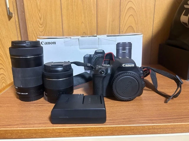 CANON EOS KISS X9 Double Zoom Kit Digital Camera with 2 Lenses and ...