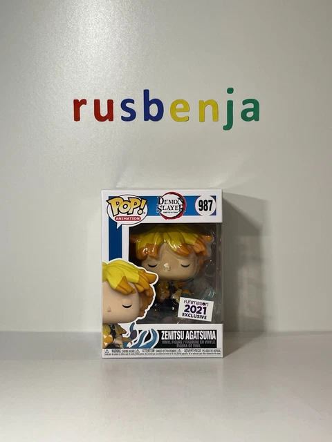 FUNKO POP! ANIME Demon Slayer Zenitsu Agatsuma Funimation Exclusive ...
