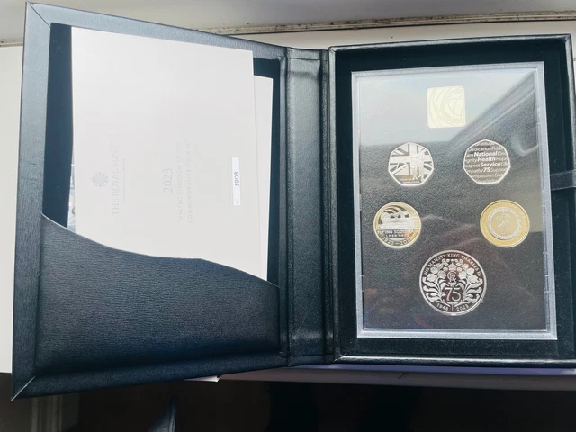 2023 UK ROYAL Mint Commemorative Proof Coin Set Limited Edition £259.99 ...