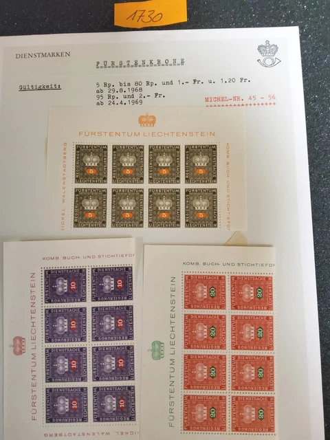 BRIEFMARKEN AUS NACHLASS Lichtenstein Fürstenkrone Postfrisch EUR 2,00 - PicClick DE