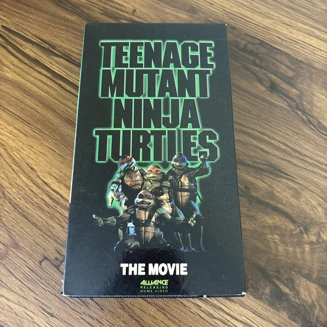 TEENAGE MUTANT NINJA Turtles The Movie VHS 1990 TMNT Live Action Retro ...