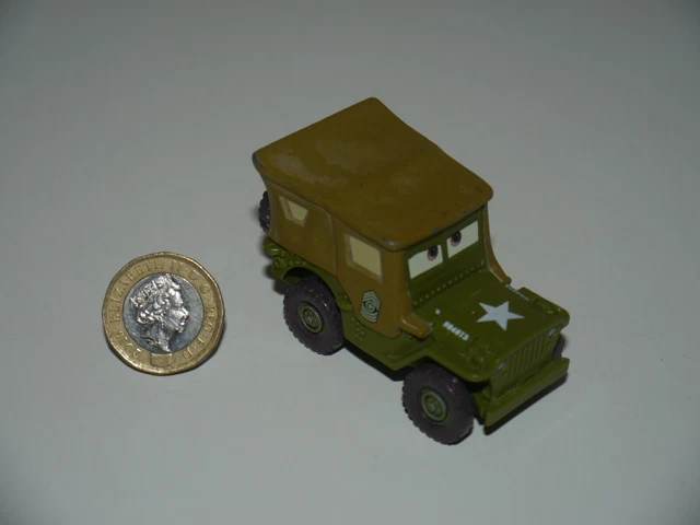 DISNEY PIXAR CARS SARGE Die-cast 1:55 Mattel GC _K326 £9.03 - PicClick UK