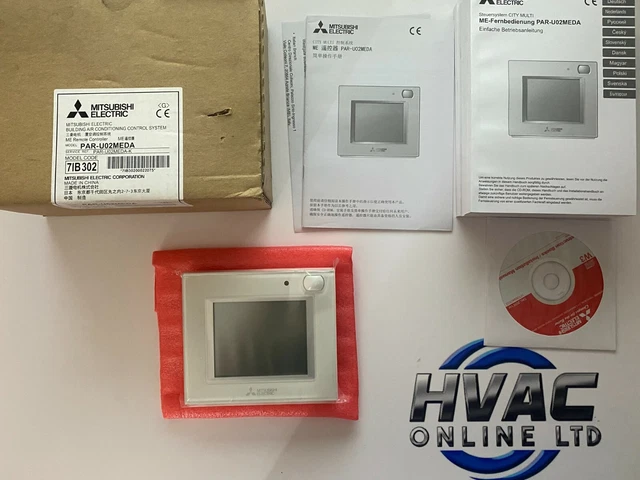 MITSUBISHI ELECTRIC PAR-U02MEDA LCD Touch Remote controller Mitsi VRF ...