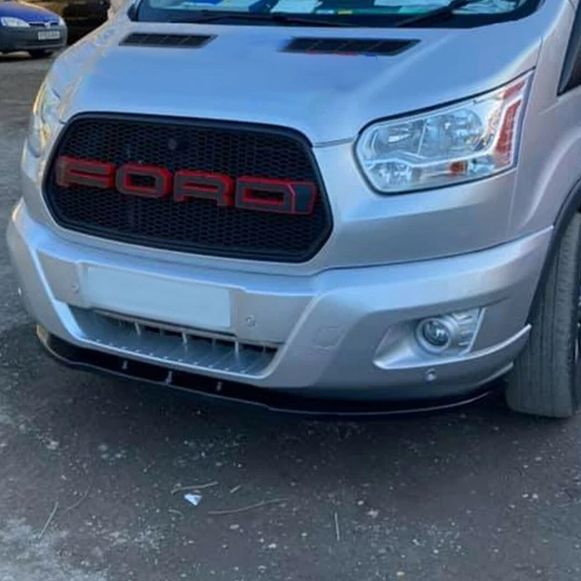 FORD TRANSIT MK8 2014 to 2019 Front Splitter Bumper Lower Spoiler Lip ...
